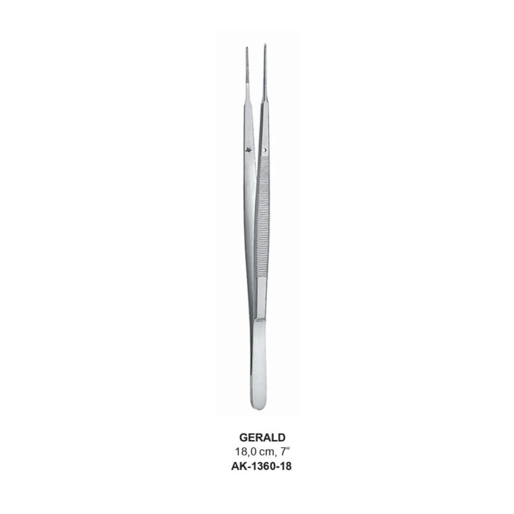 Gerald Dissecting & Dressing Forceps - Akhyar Surgical