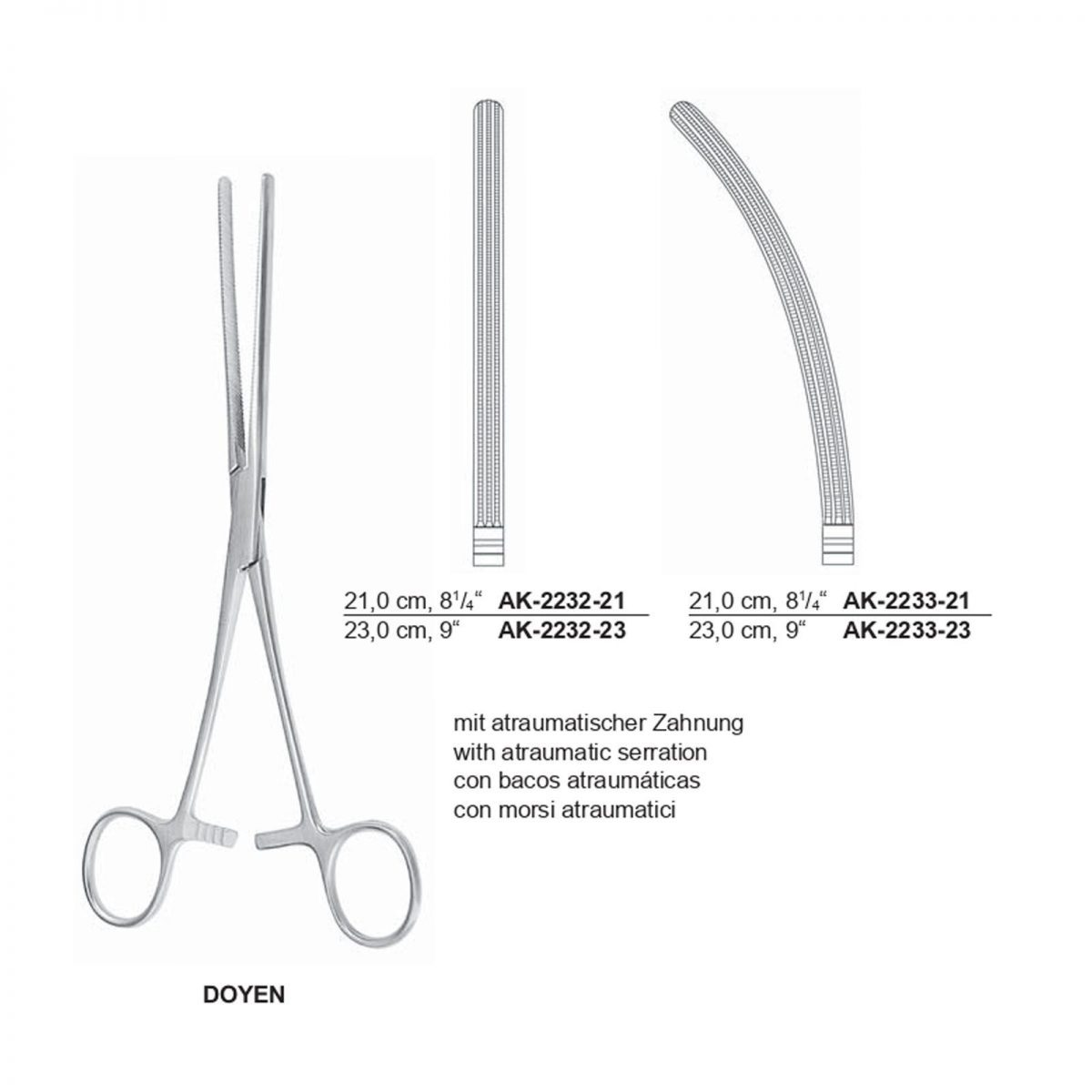 DOYEN Forcep - Akhyar Surgical