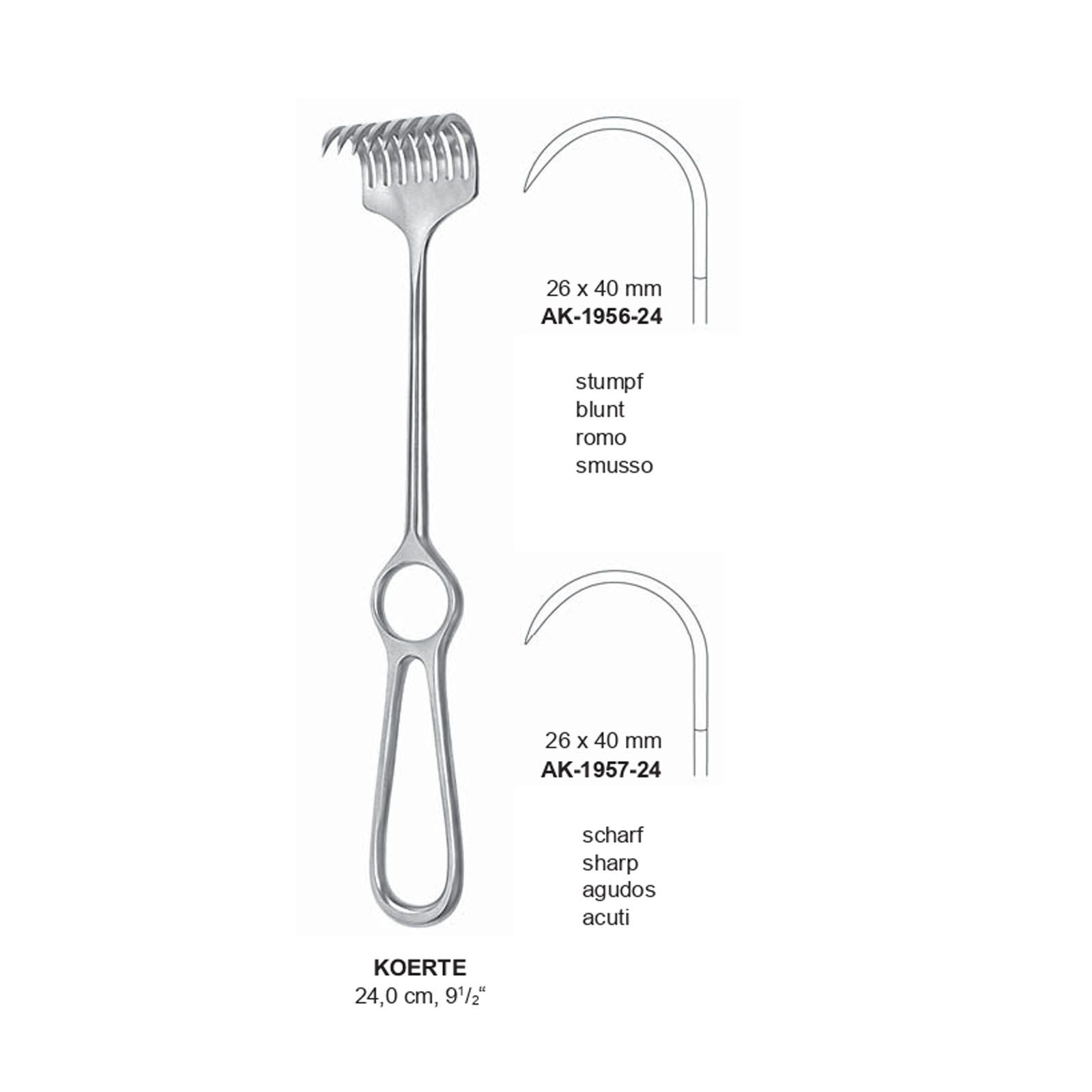 KOERTE Retractor - Akhyar Surgical