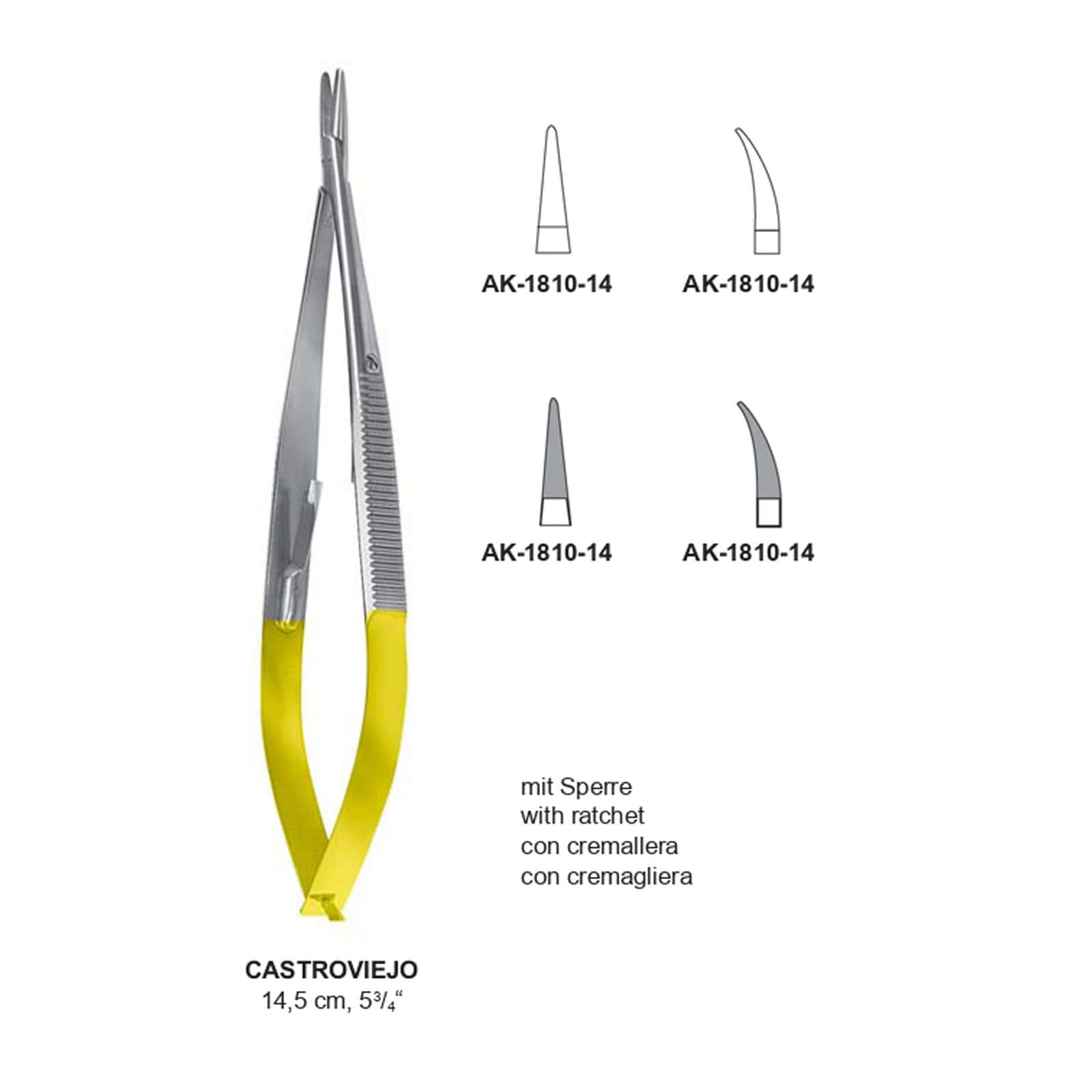 Dental Laboratory Surgical & Orthopedic Instruments Castroviejo Needle ...