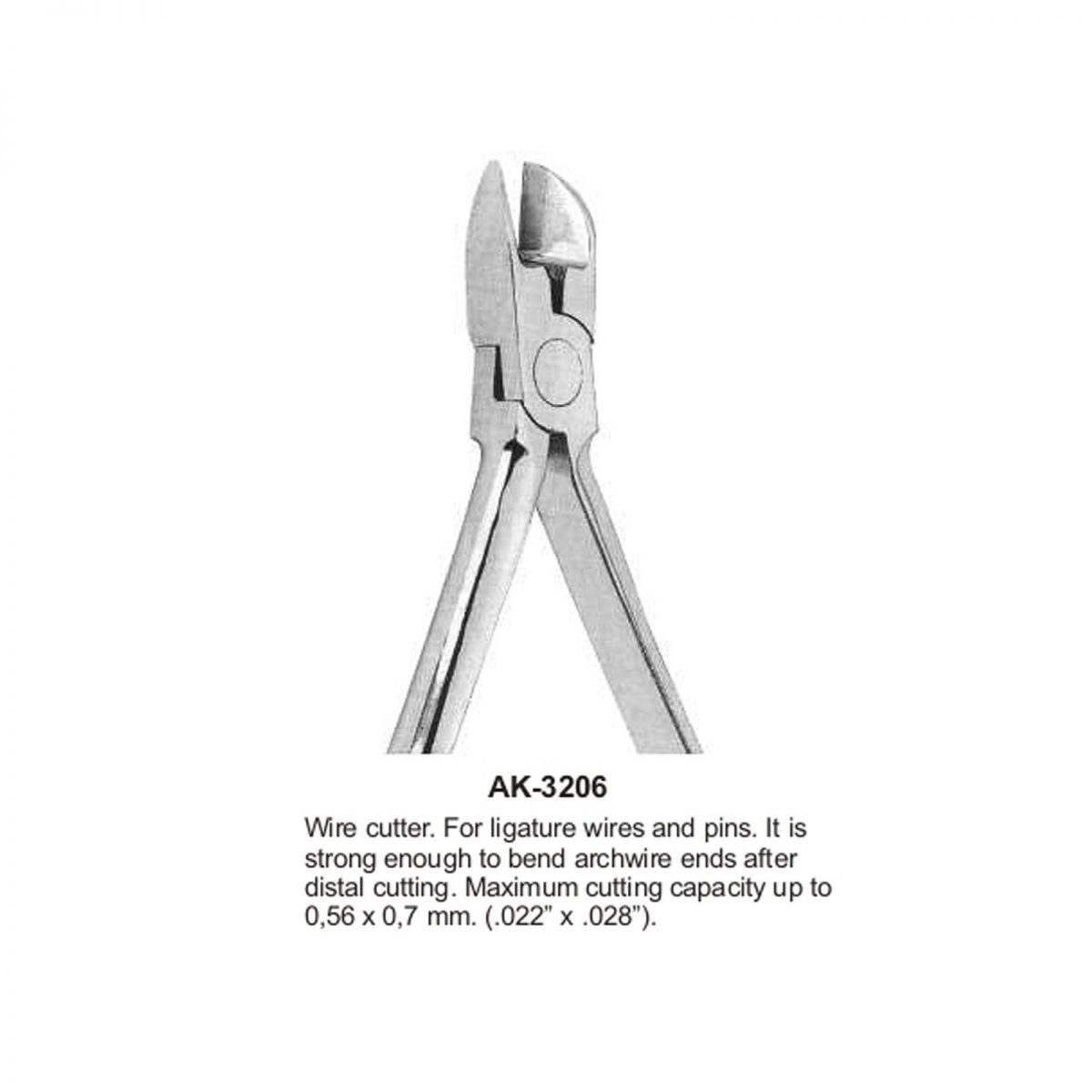 Wire Cutter Pliers for Orthodontics - Akhyar Surgical