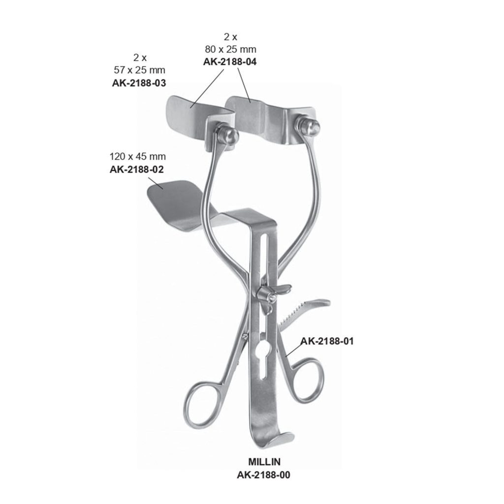 MILLIN Abdominal Retractor - Akhyar Surgical