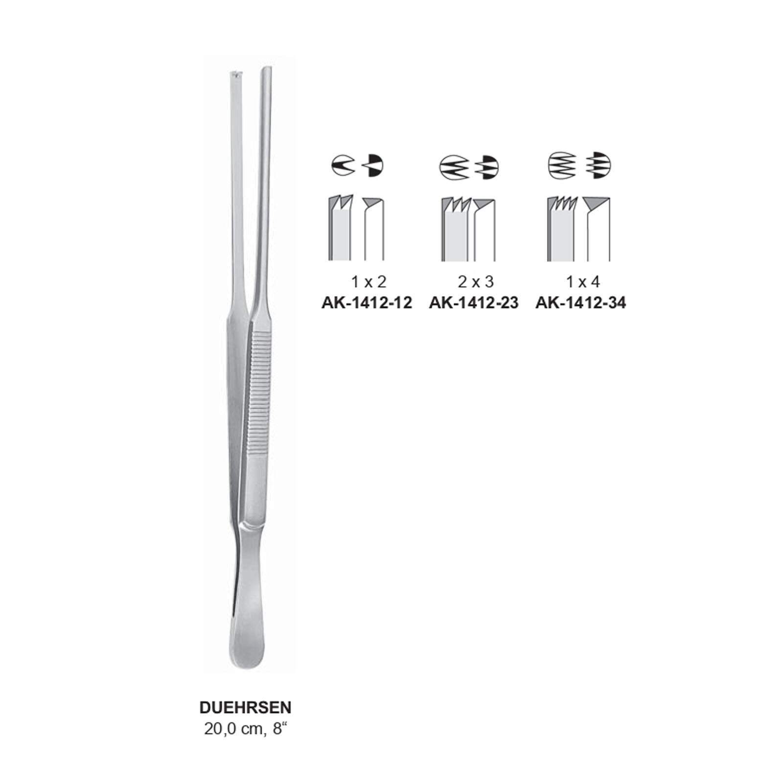 DUEHRSEN Tissue Forcep - Akhyar Surgical