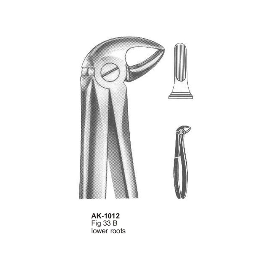 Lower Roots Wisdoms Extracting Forceps - Akhyar Surgical