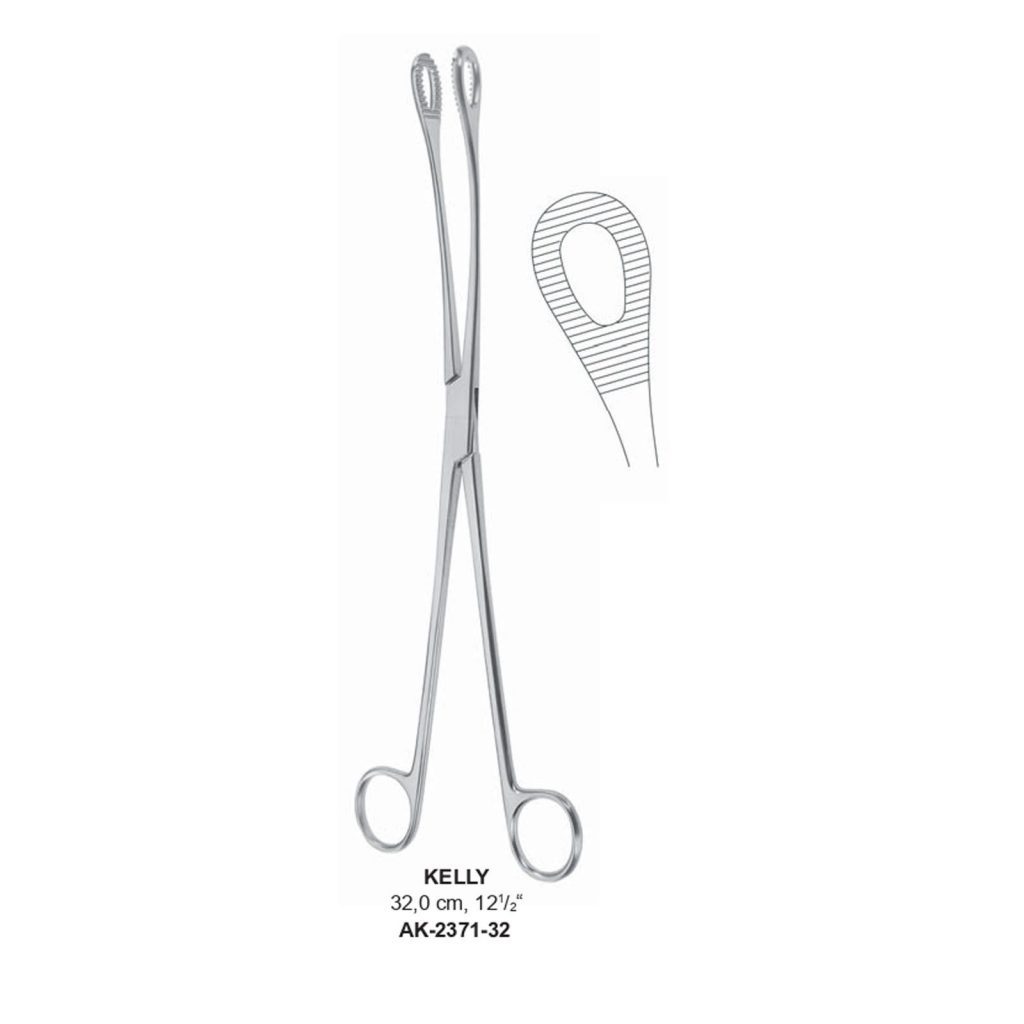 Kelly Uterine Elevating Forceps - Akhyar Surgical