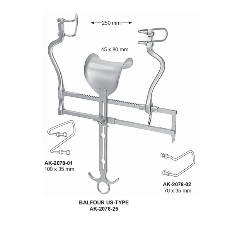 BALFOUR US-TYPE Abdominal Retractor - Akhyar Surgical
