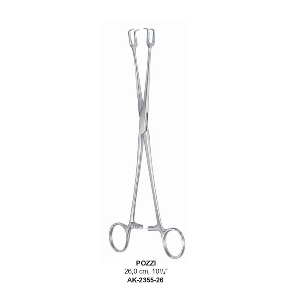 Pozzi Uterine Tenaculum Forceps - Akhyar Surgical