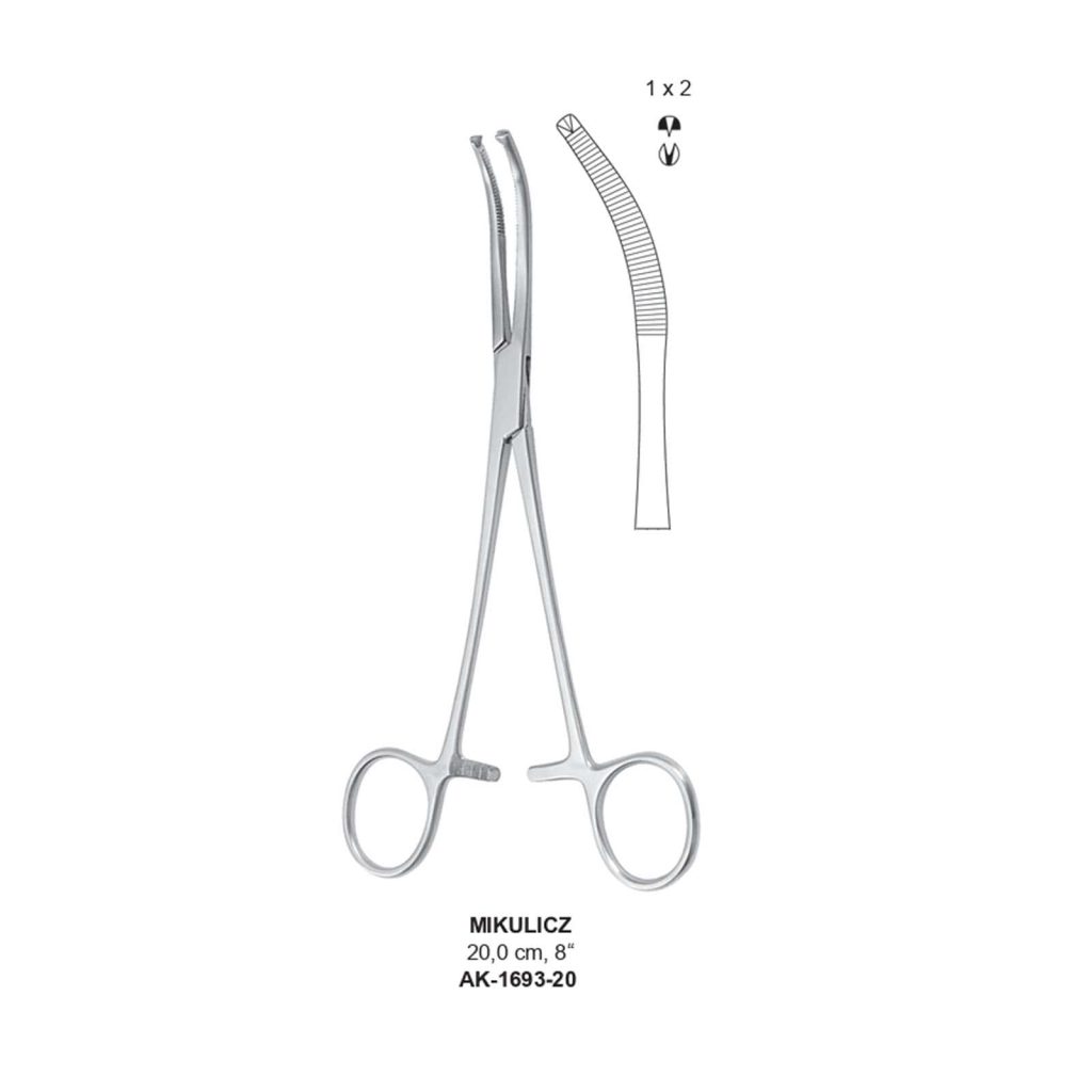 MIKULICZ Bronchus Forcep - Akhyar Surgical
