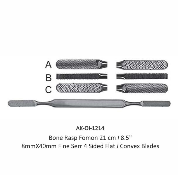 Fine Serr 4 Sided Flat I Convex Blades - Akhyar Surgical