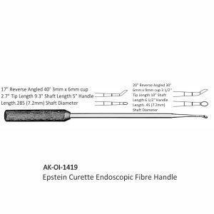 Epstein Curette Endoscopic Fibre Handle - Akhyar Surgical