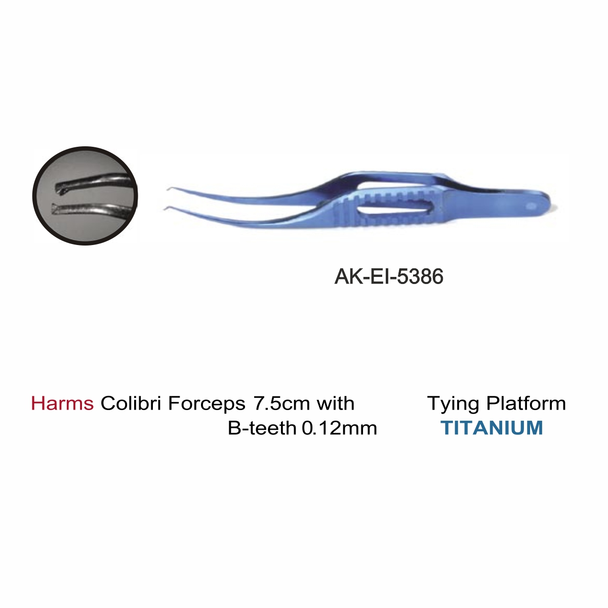 Harms Colibri Forceps - Akhyar Surgical