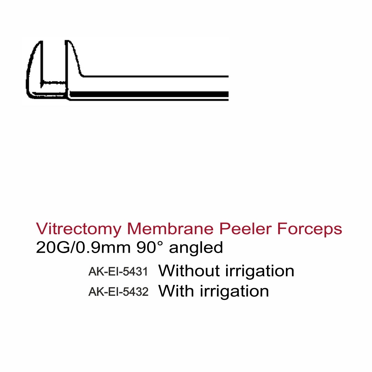 Vitrectomy Membrane Peeler Forceps - Akhyar Surgical