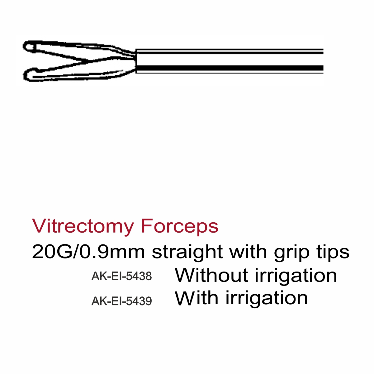 Vitrectomy Forceps - Eye Instruments - AK Surgical Pro